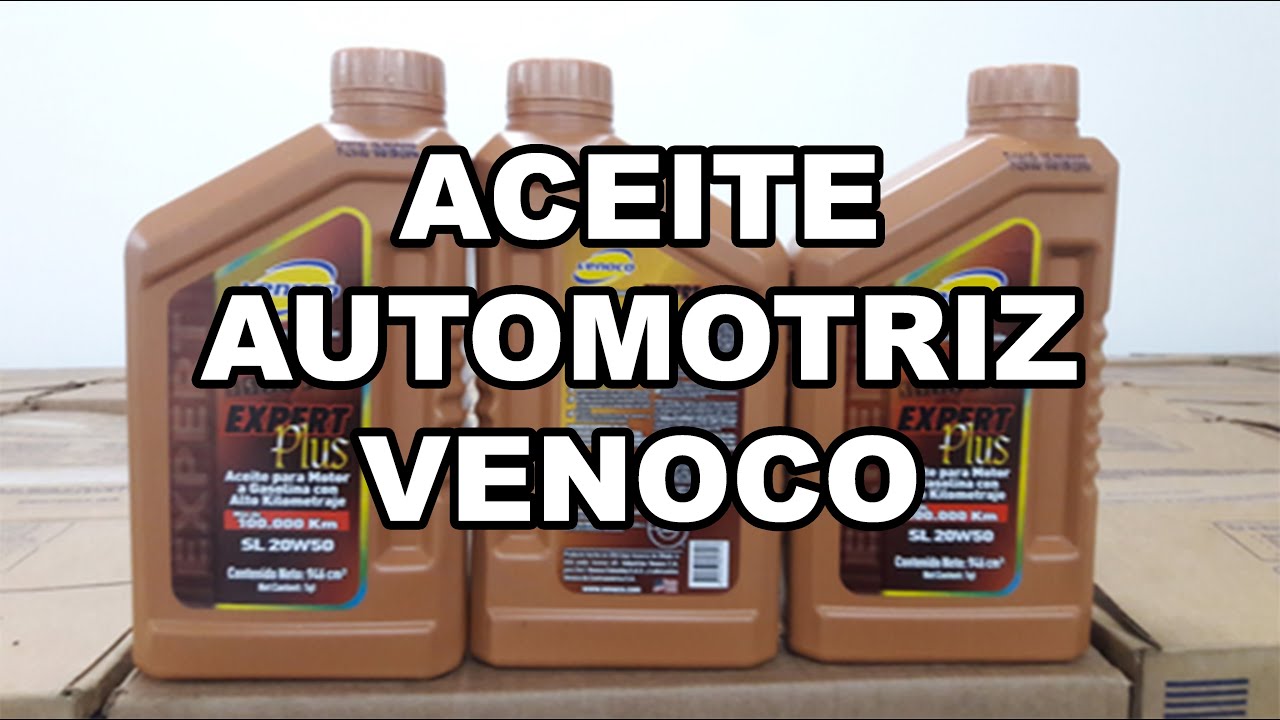 Aceite Automotriz Venoco - YouTube