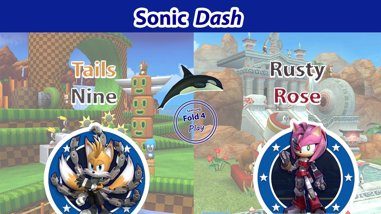 Sonic Dash - Tails Nine and Rusty Rose (4K) - YouTube