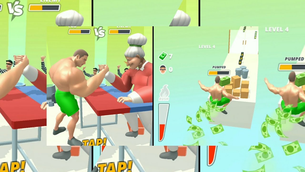 Muscle Rush game _new running Gameplay Walkthrough _All Level Part 1 ...