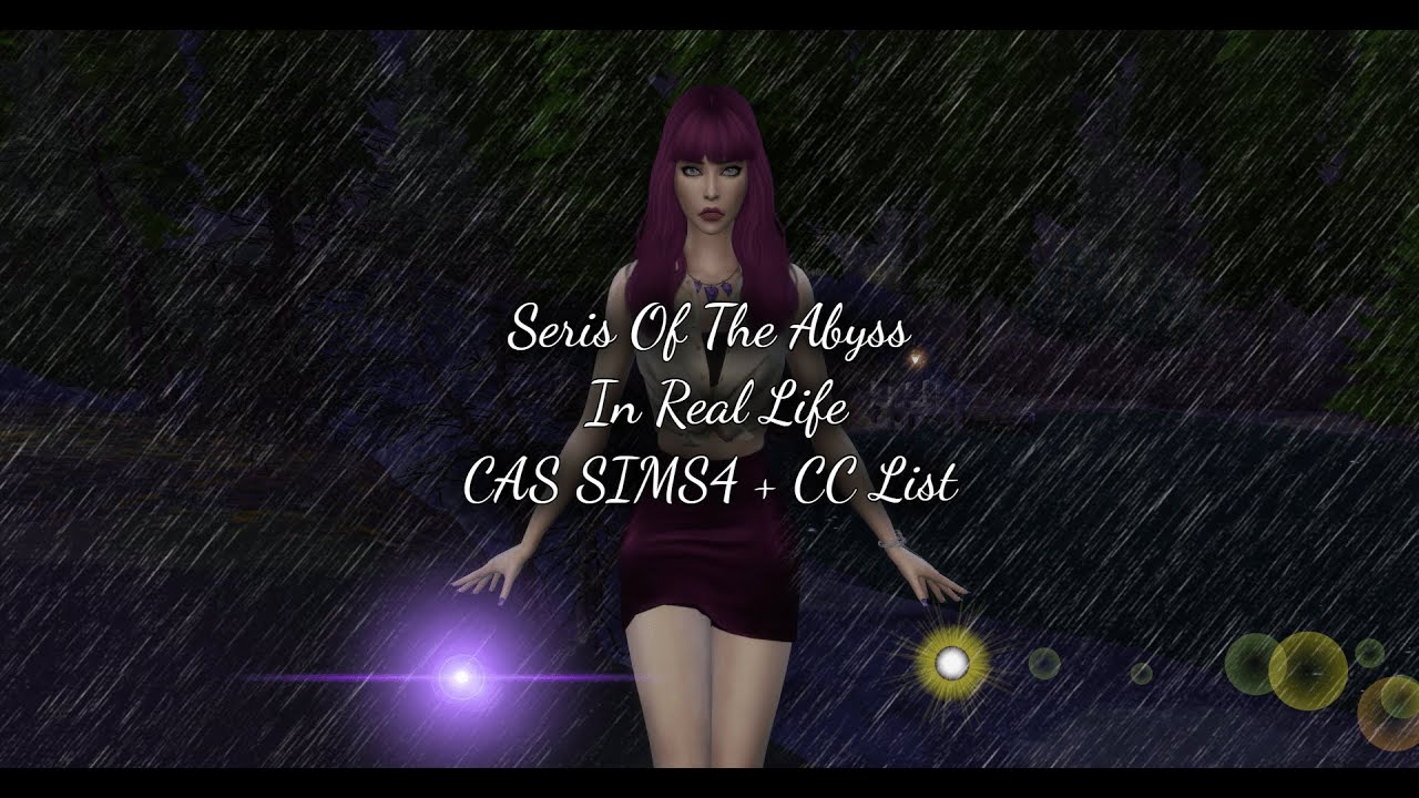 Sims4 CAS | Seris in real life [+CC LIST] - YouTube