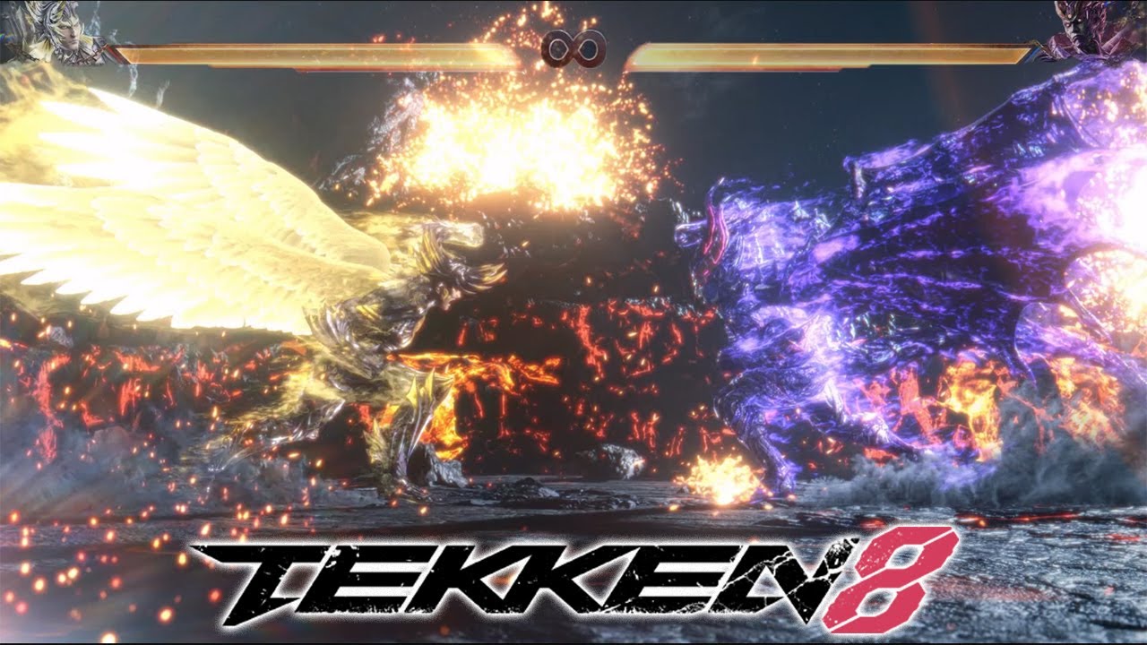 Tekken 8 Final Boss Angel Jin vs True Devil Kazuya - YouTube