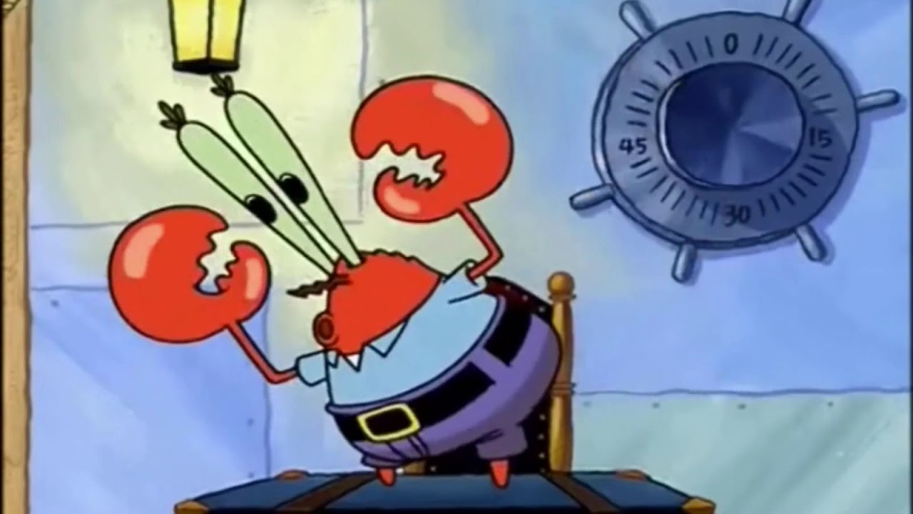 Mr.Krabs Robot Song 😂😂😂 - YouTube