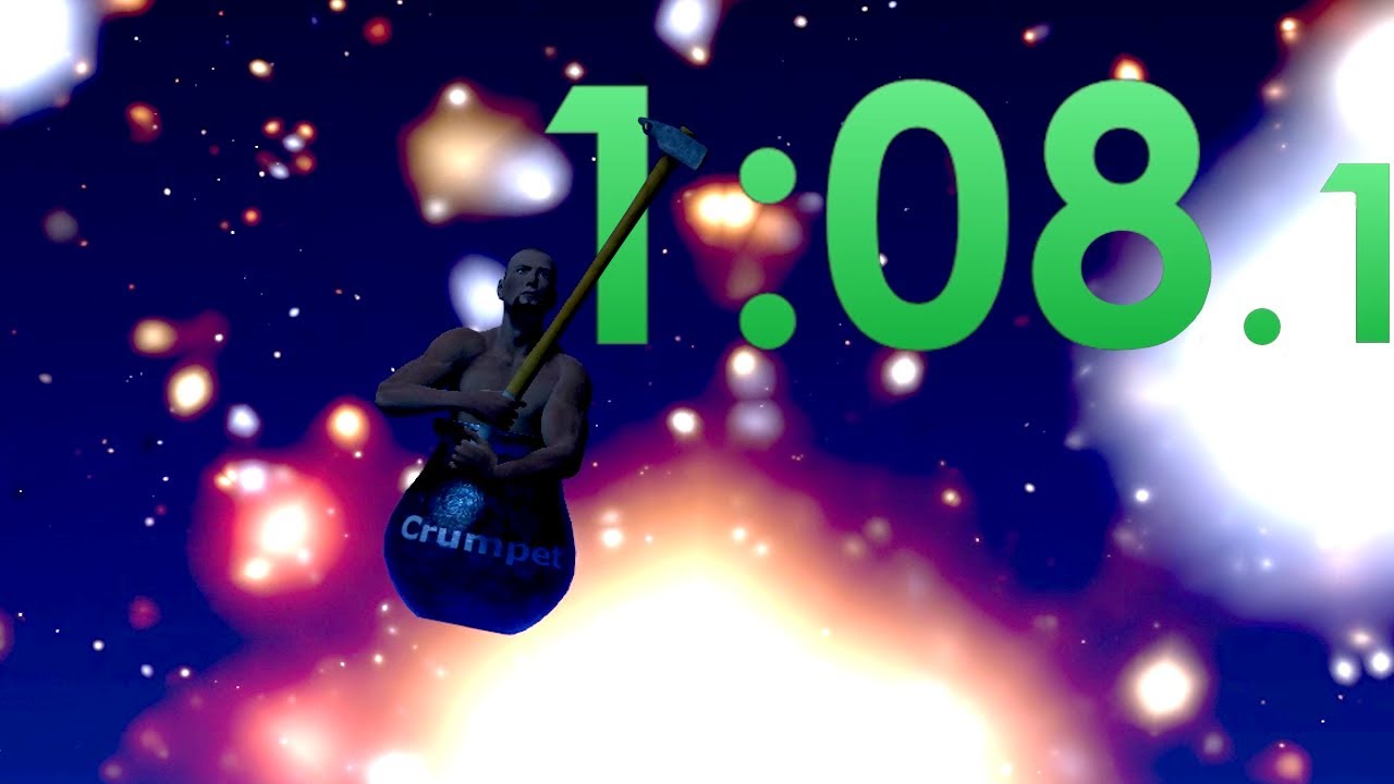 Getting Over It Speedrun in 1:08.178 - Finally sub 1:10 - YouTube