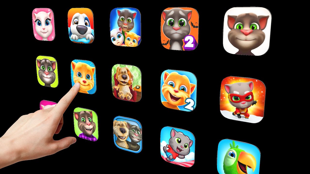 My Talking (Pocoyo + Cat + Angela + Hero Dash) - YouTube