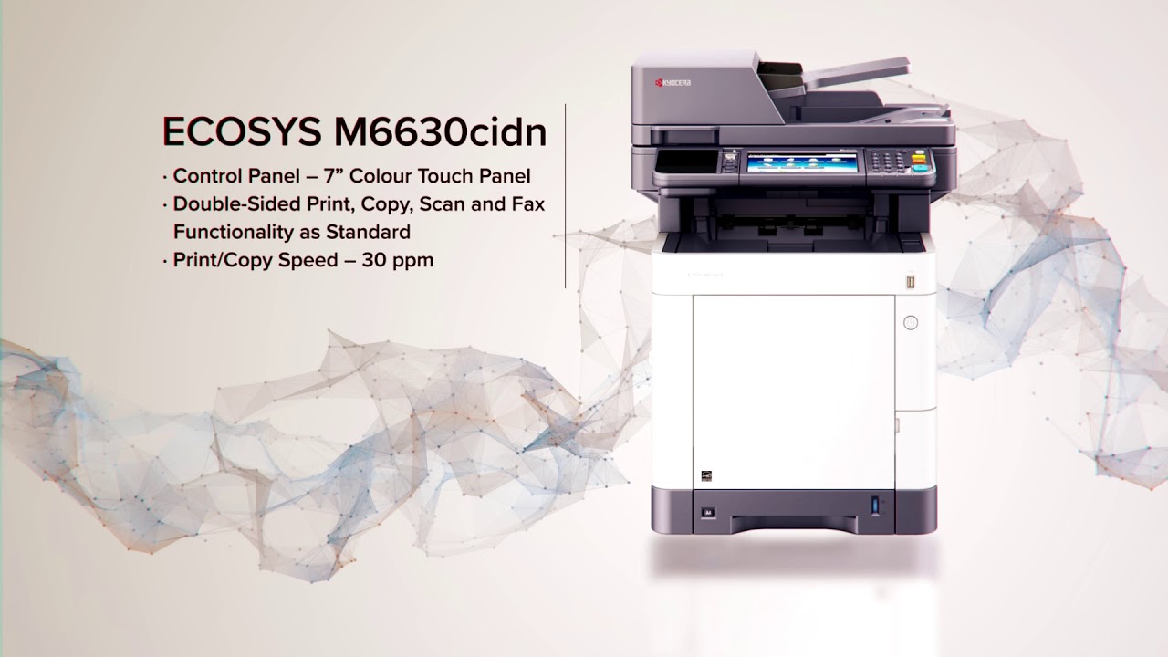 ECOSYS M6635cidn Serie - YouTube