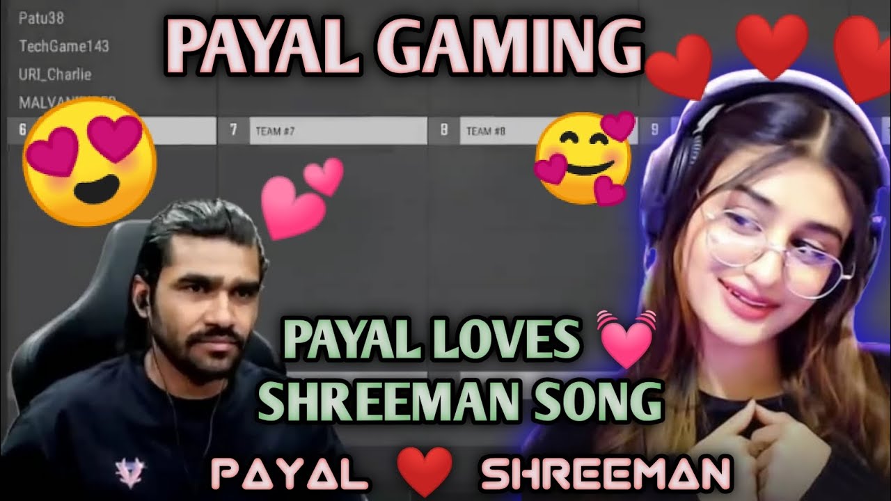 Shreeman Legend song 🤩 for Payal Gaming 💘 / #shreemanlegend - YouTube