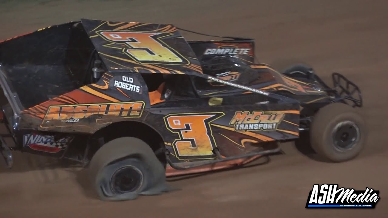 V8 Dirt Modifieds: 2020/21 Queensland Title - A-Main - Archerfield ...