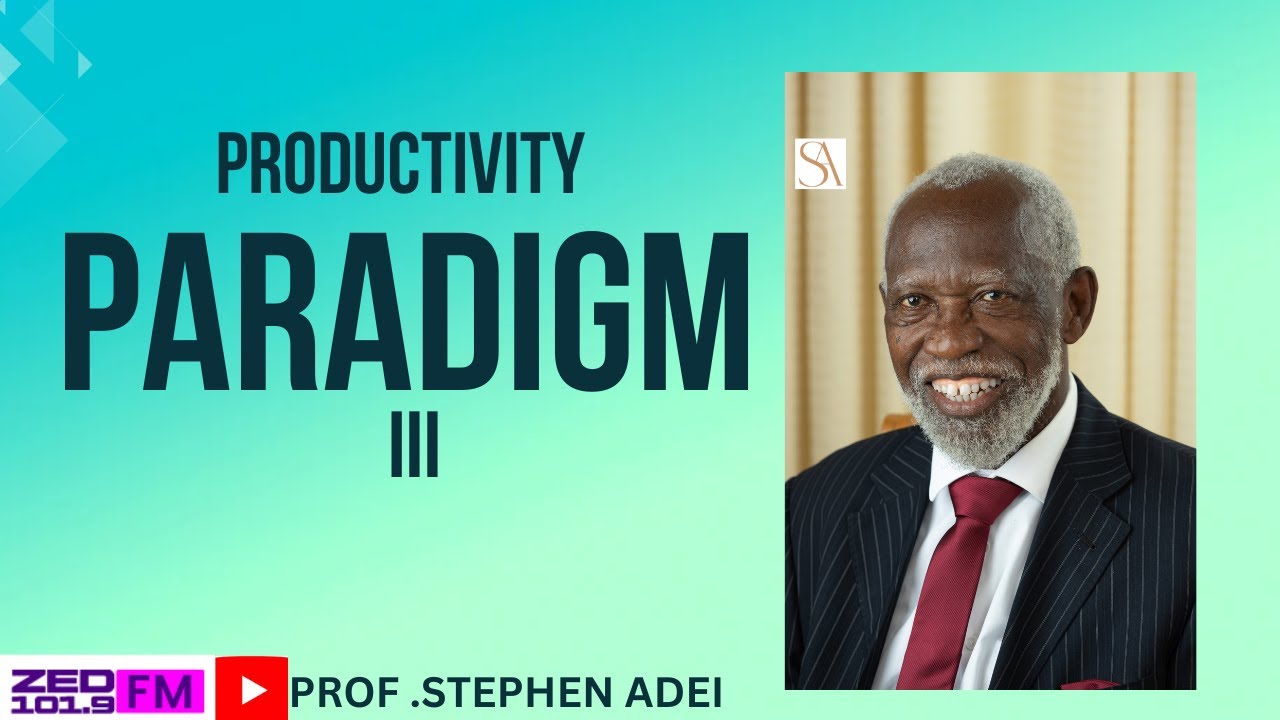 PRODUCTIVITY PARADIGM 3 BY PROF. STEPHEN ADEI - YouTube