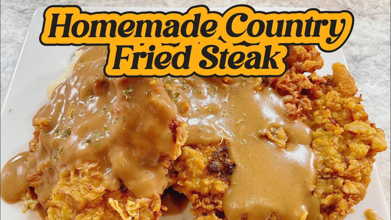 Homemade Southern Style Country Fried Steak Recipe - YouTube