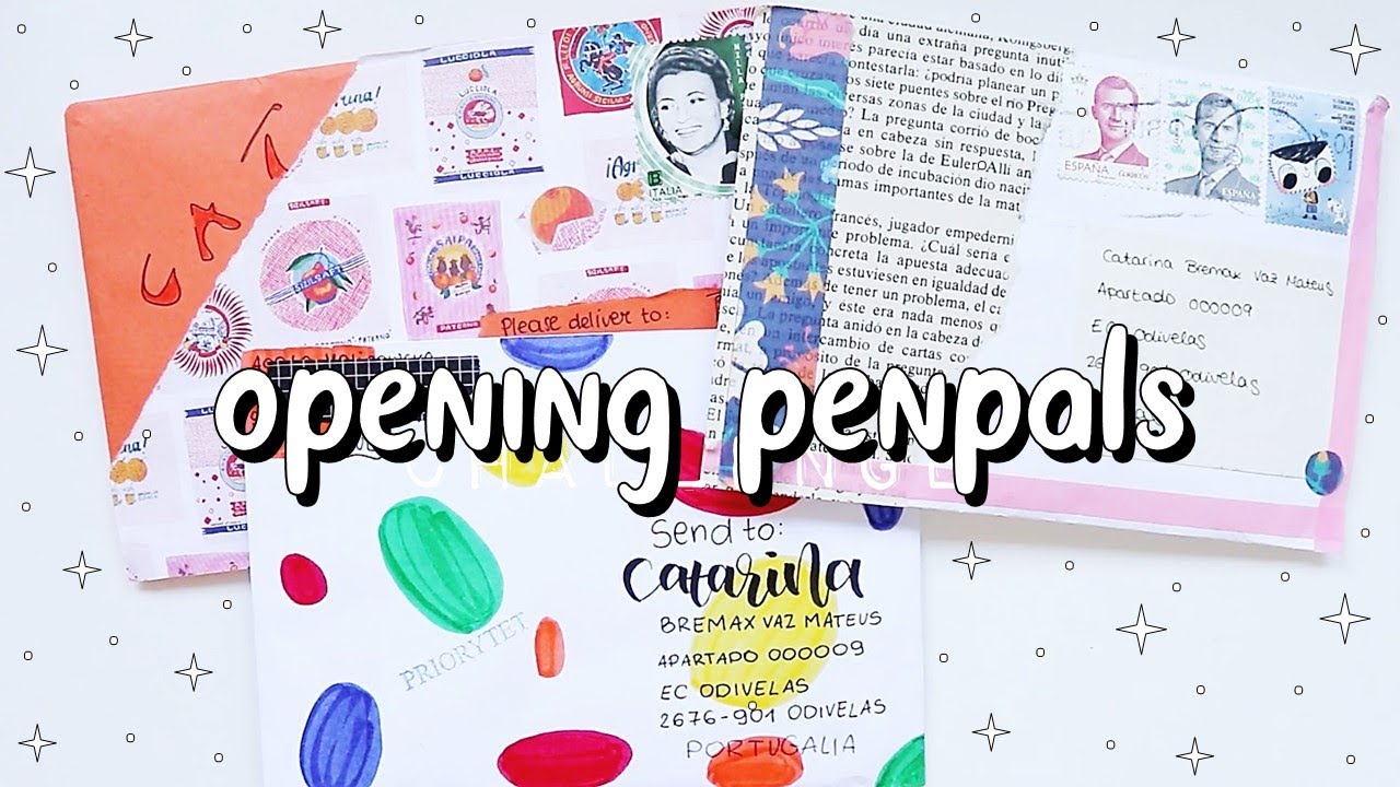 💌 Opening Penpal Letters #4 - YouTube