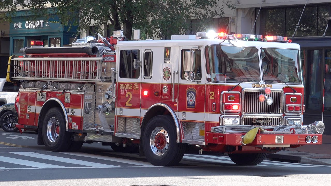 DCFD Engine 2 & Truck 4 Responding - YouTube