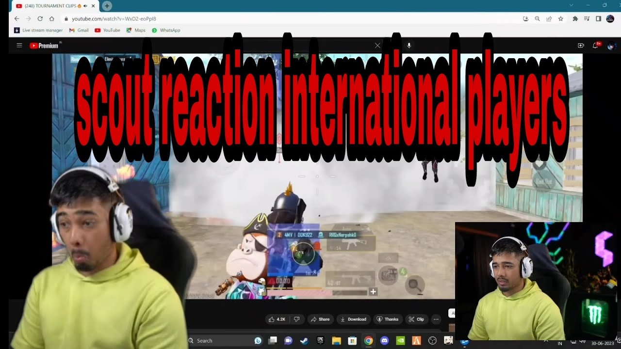 international players reaction on scout #soul #s8ul #scout #scoutop ...
