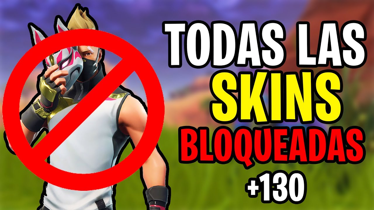 TODAS LAS SKINS BLOQUEADAS EN FORTNITE POR RESTRICCIÓN DE EDAD! - YouTube
