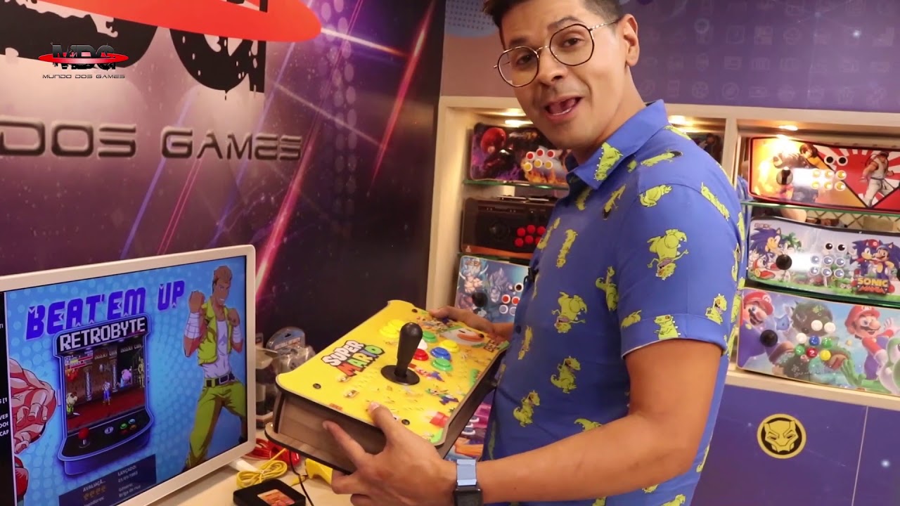 RETRÔ BYTE + GEEK ARCADE COM MAIS 12 MIL JOGOS 🤩 - YouTube