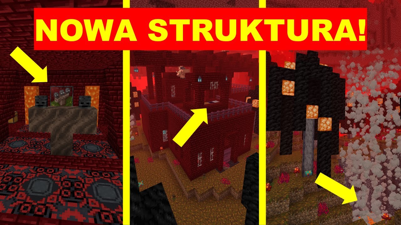 NOWY BIOM W NETHERZE! "WITHEROWA POLANA" NOWA STRUKTÓRA Z BOSSEM! NOWE ...