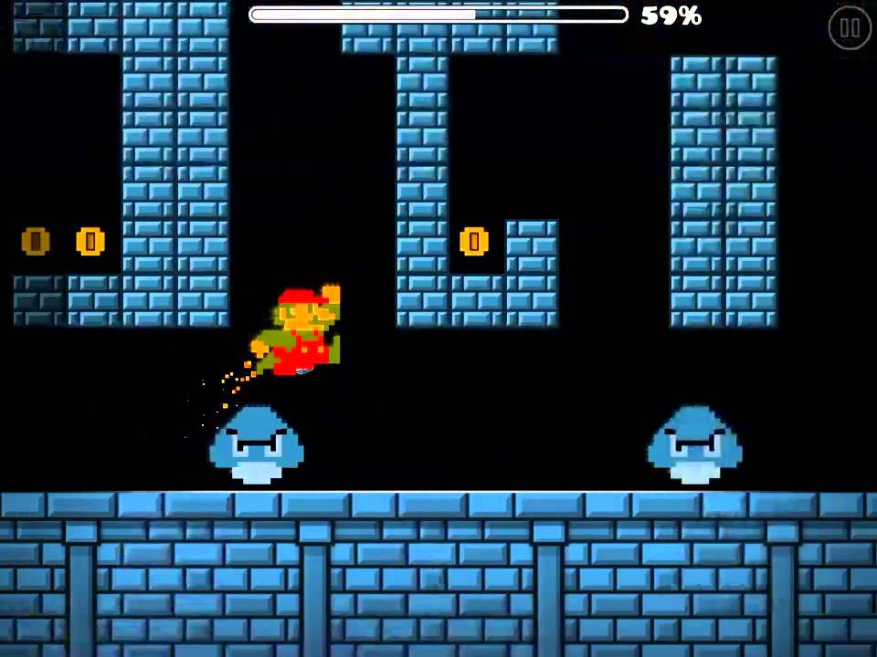 Mario bros en geometry dash - YouTube