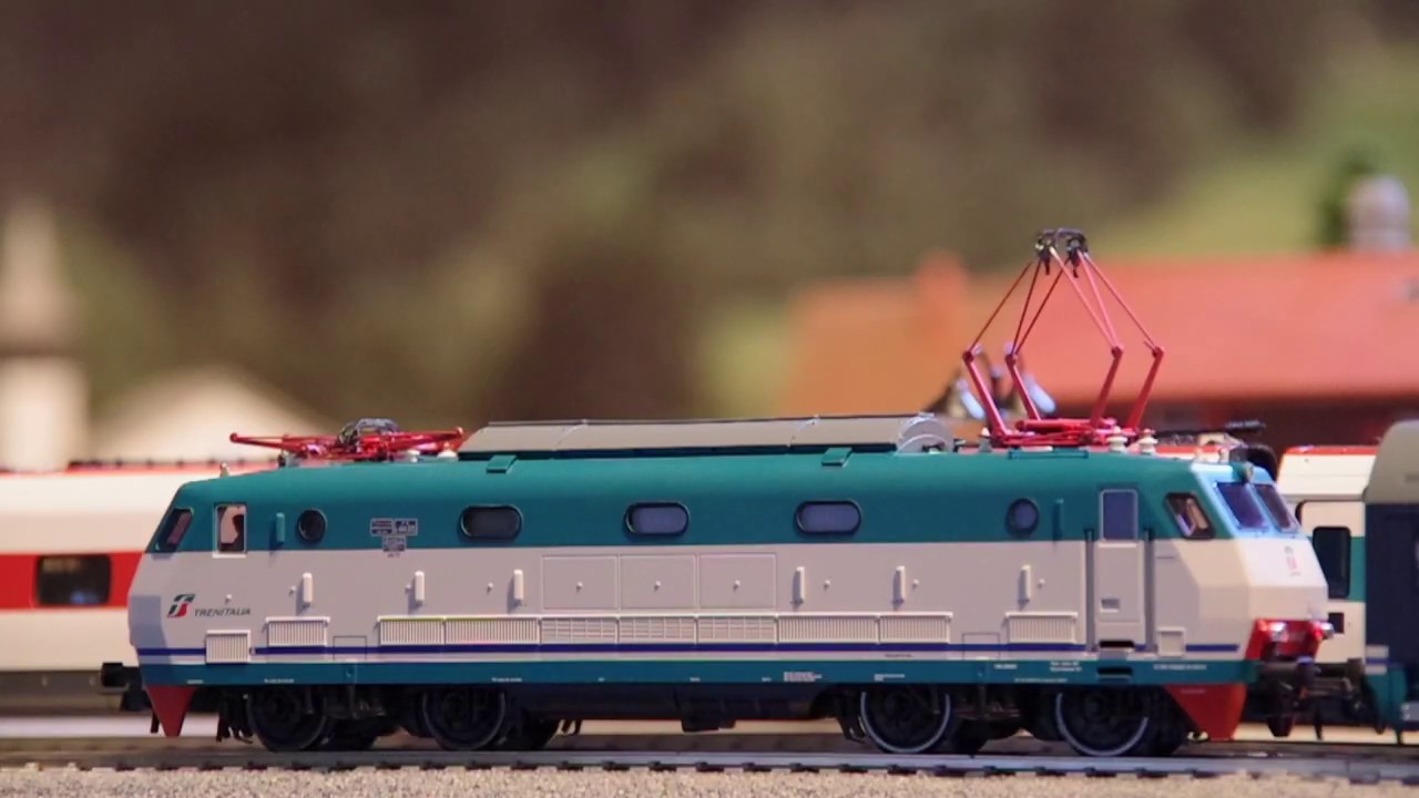 【HO】Roco 73349 FS E444-035 DCC sound - YouTube