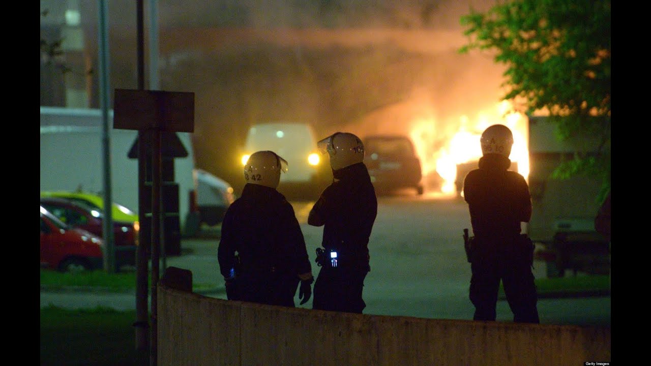 Riots in Sweden Over Police Brutality, Stockholm Burns - YouTube