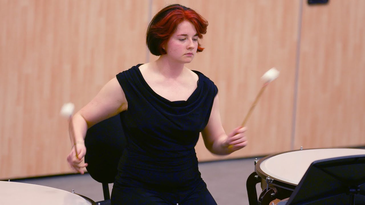 Our Daughter Playing Solo Timpani at her High School Leavers' Concert ...