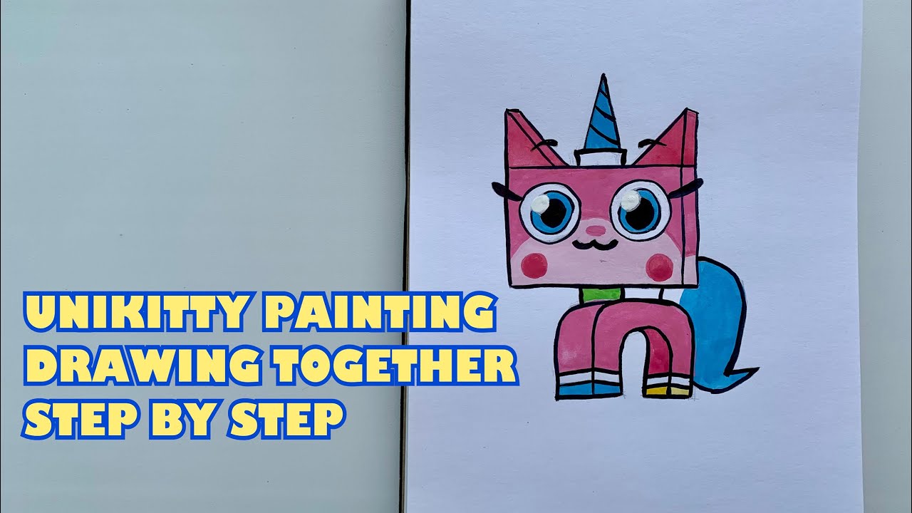 How to draw unikitty. Unikitty painting. Free art lessons. Drawing ...