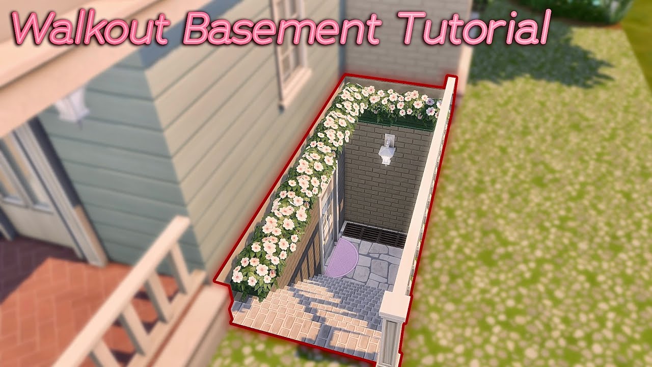 Sims 4 Walkout Basement Tutorial | No Mods - YouTube