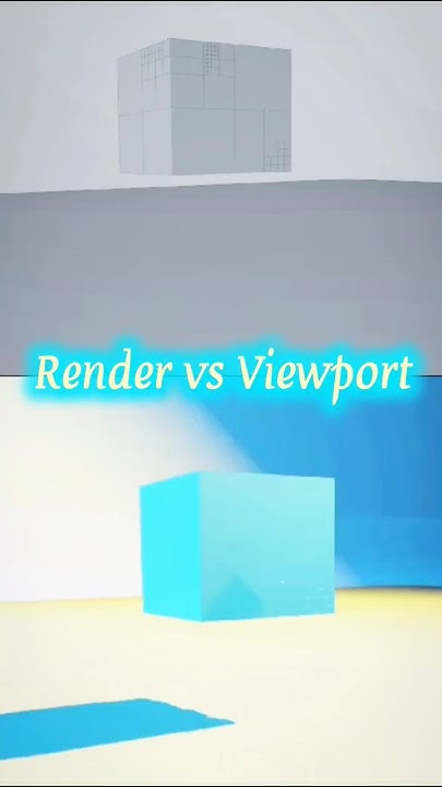 Render vs Viewport cube destroy blender #blender #cube destroy #cube #blender - YouTube
