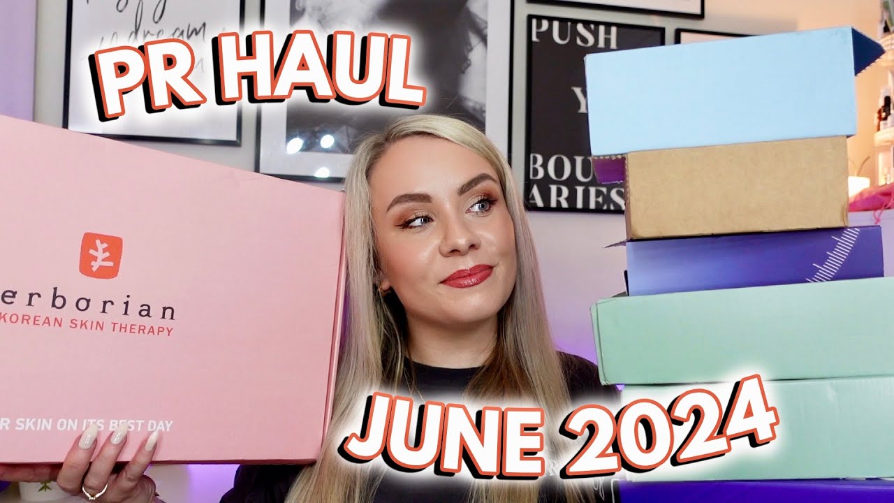 NEW IN BEAUTY PR HAUL JUNE 2024 AD | MISS BOUX - YouTube