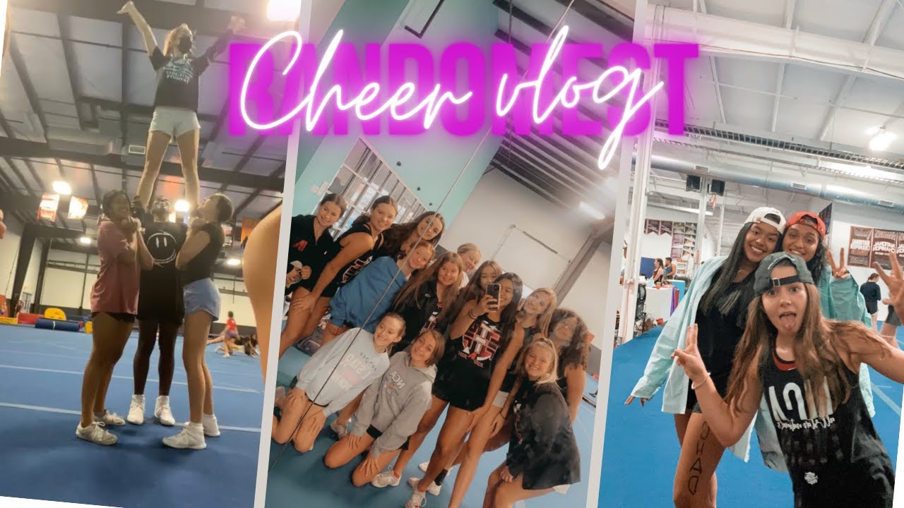THE RANDOMEST CHEER VLOG EVER! - YouTube