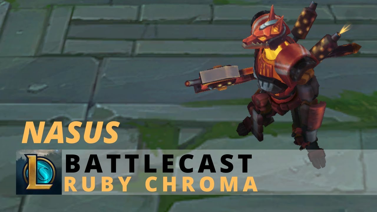 Battlecast Nasus Ruby Chroma - League Of Legends - YouTube