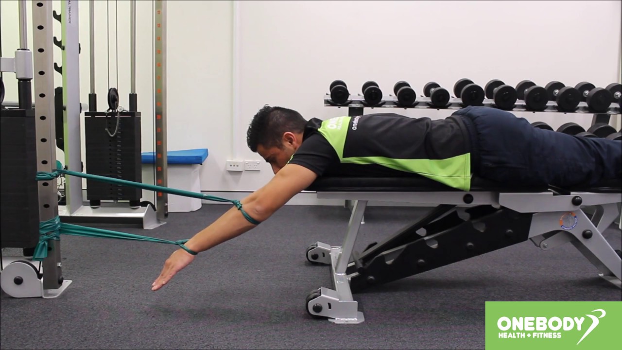 Swimming Exercise - Freestyle Catch on Bench - YouTube