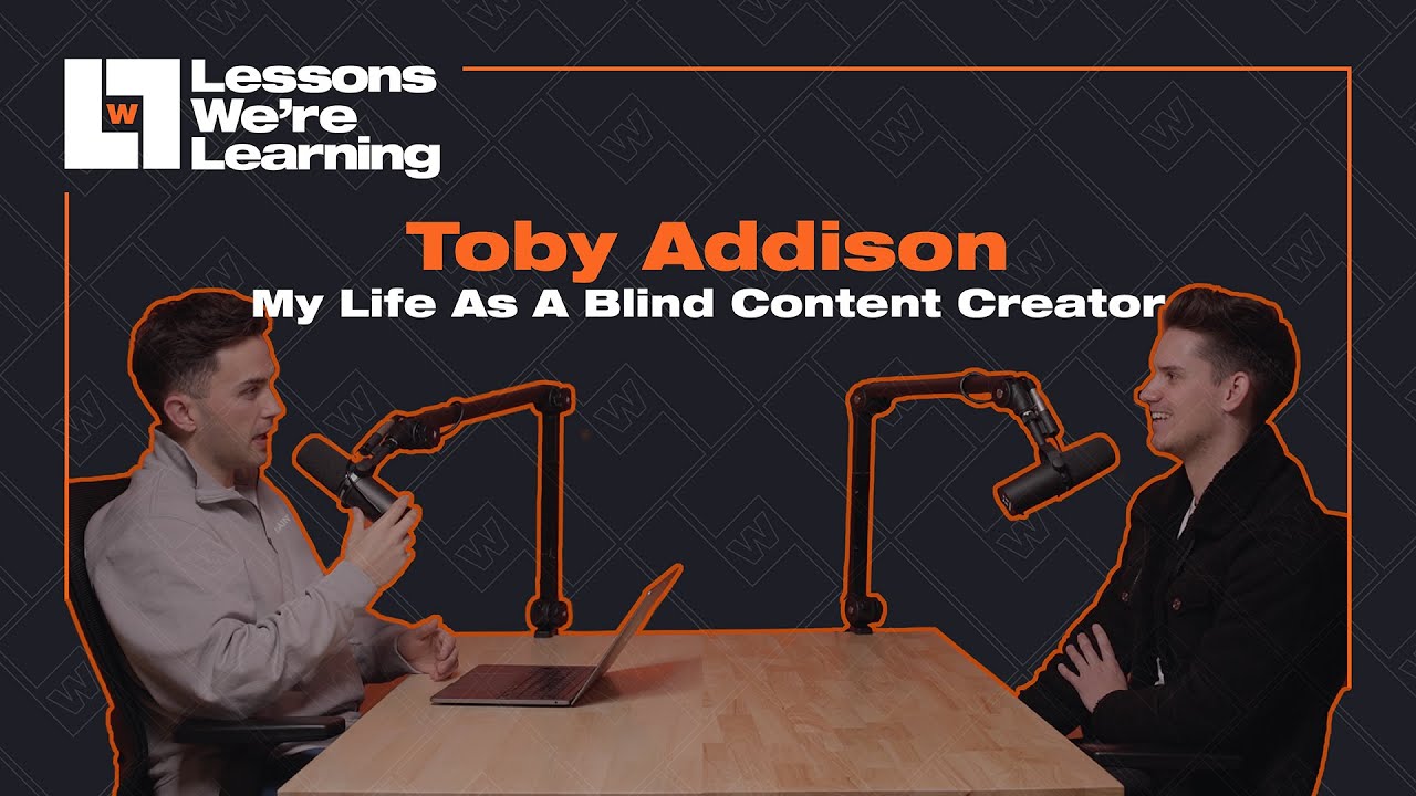E1: Toby Addison, My Life As A Blind Content Creator - YouTube