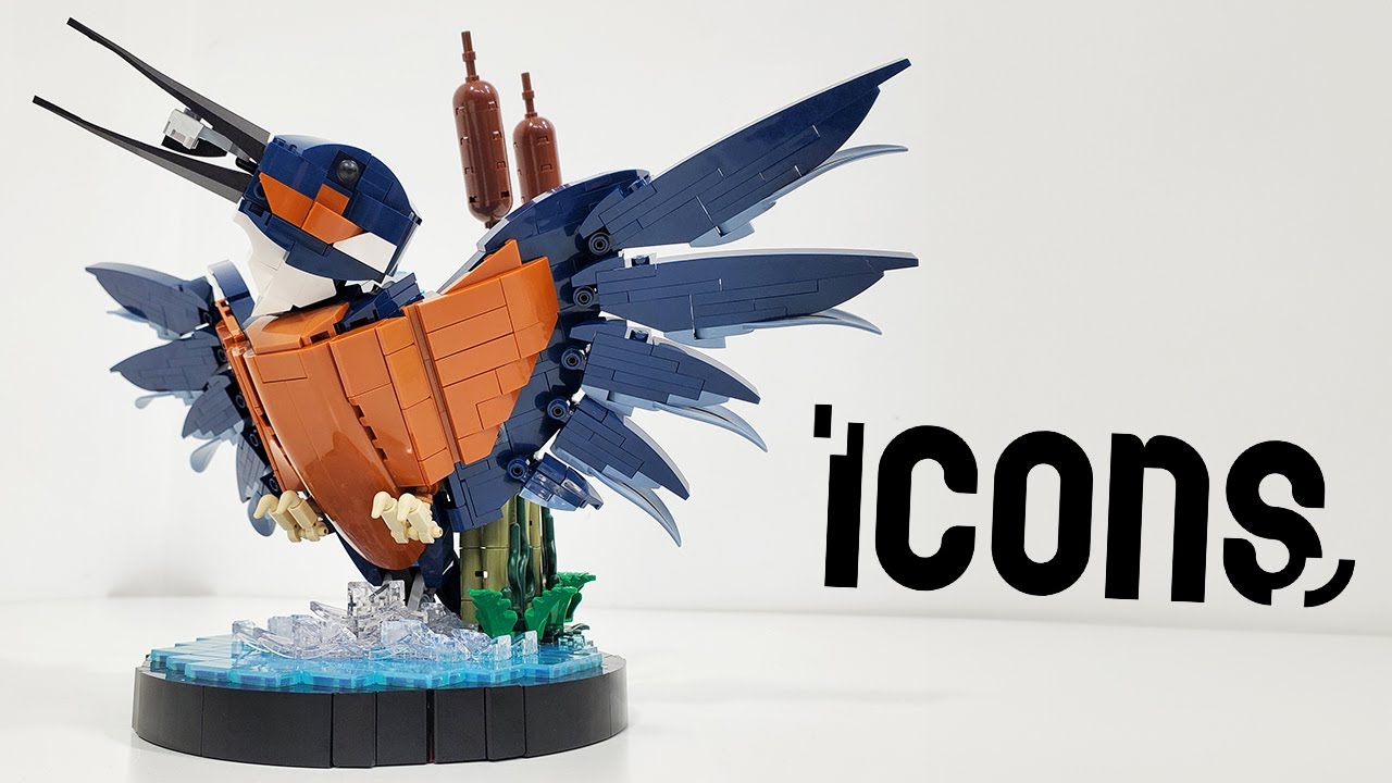 LEGO Icons Review: Kingfisher Bird (2024 Set 10331) Soooo Beautiful ...