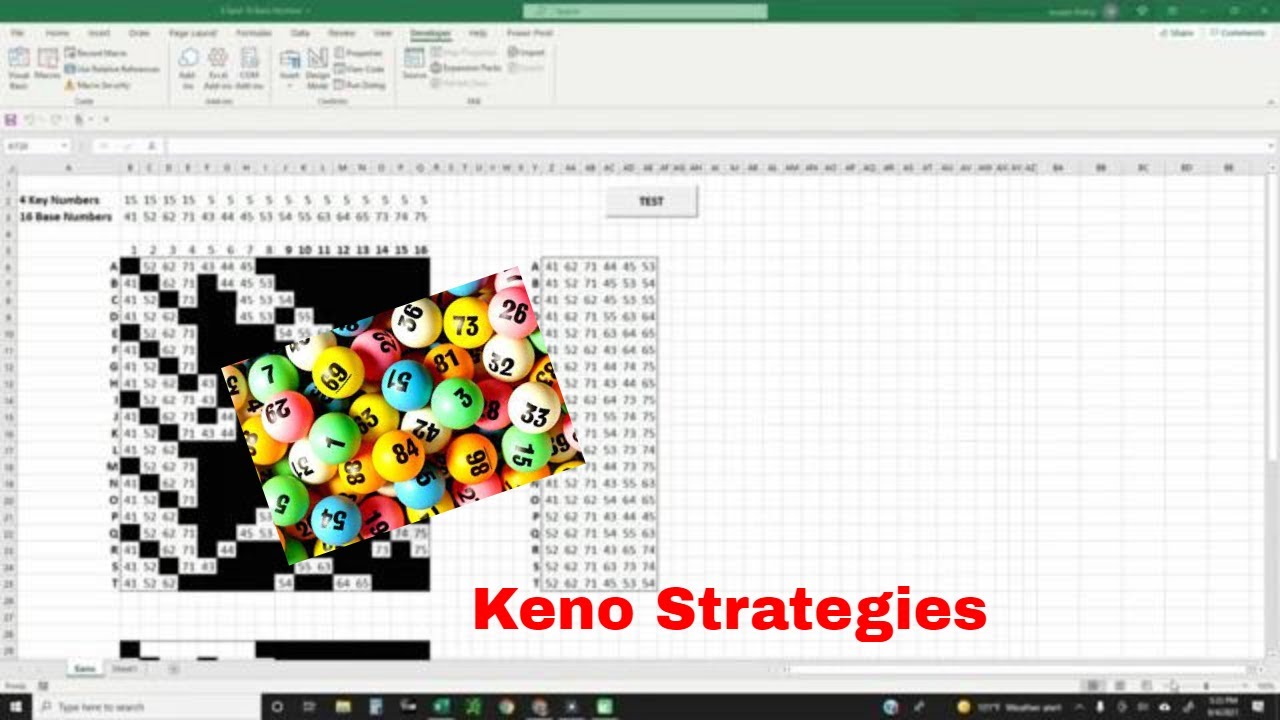 Multi-Card Keno Pattern 4 Key Numbers Strategy - YouTube