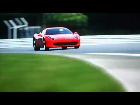 Teste em vídeo do GT6: Ferrari 458 Itália, a Ferrari de motor V8 e ...