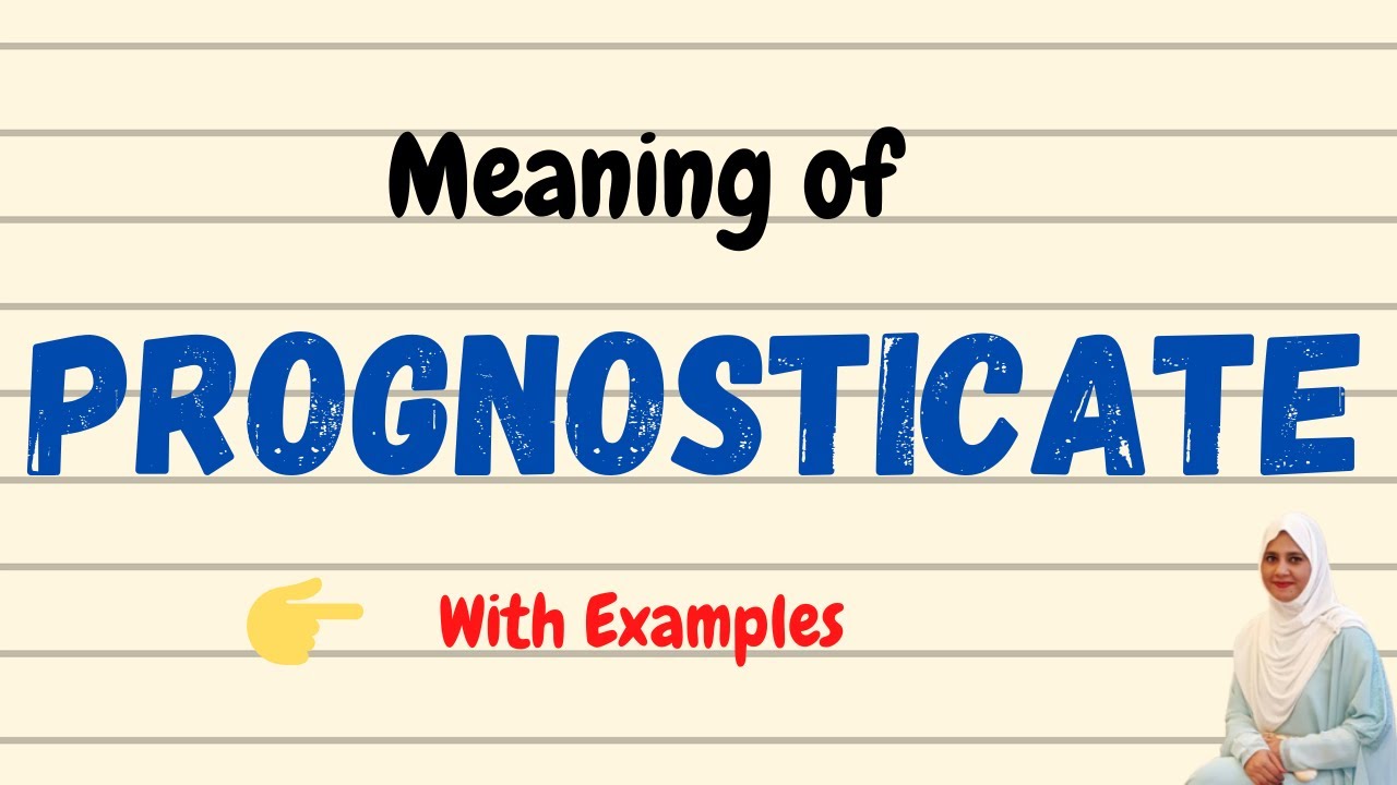 Daily vocabulary | Prognosticate Meaning | Vocabgram - YouTube