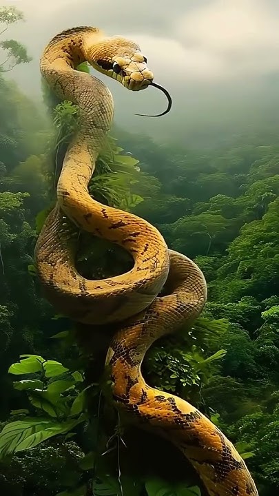 Nature Scenery🌴 and feel the sound 🔊Amazon Old and Big Snake🐍 Tree 🌳 ...