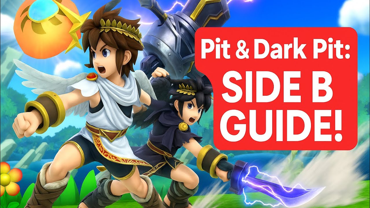Pit/Dark Pit Side B Guide! (Smash Ultimate) - YouTube