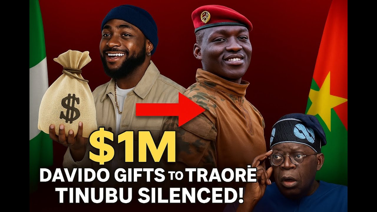 Story of How Davido Gave Ibrahim Traoré $1 Million Support Gift ...
