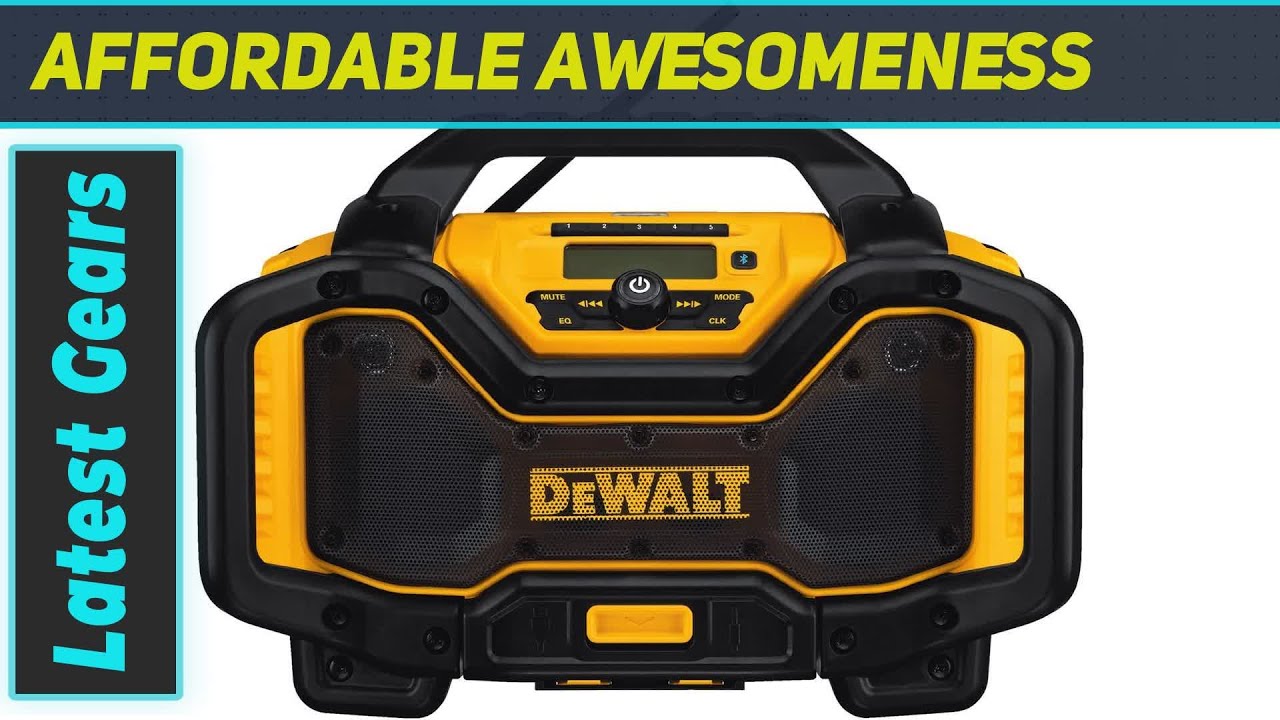 DEWALT DCR025 20V MAX Bluetooth Radio - Jobsite Powerhouse Review ...