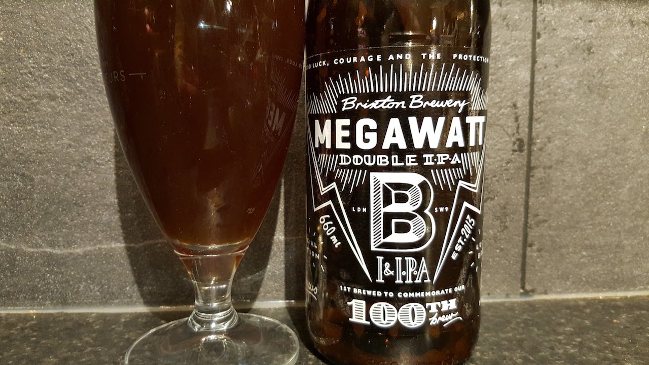Brixton Brewery Megawatt Double IPA | British Craft Beer Review - YouTube