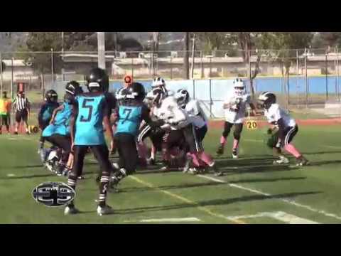 Mathew Lopez - 4 TD's Boyle Heights Wolfpack vs Pasadena Panthers 2016 ...