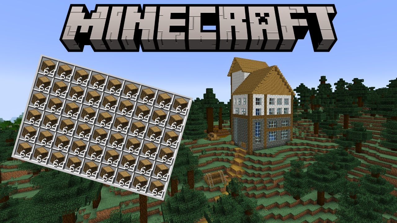 Automatic Tree Farm | Minecraft Survival | Episode 3 - YouTube