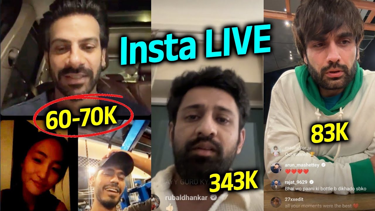 Karanveer First Insta Live Vs Rajat Dalala, Vivian D'Sena | Kisne Toda ...