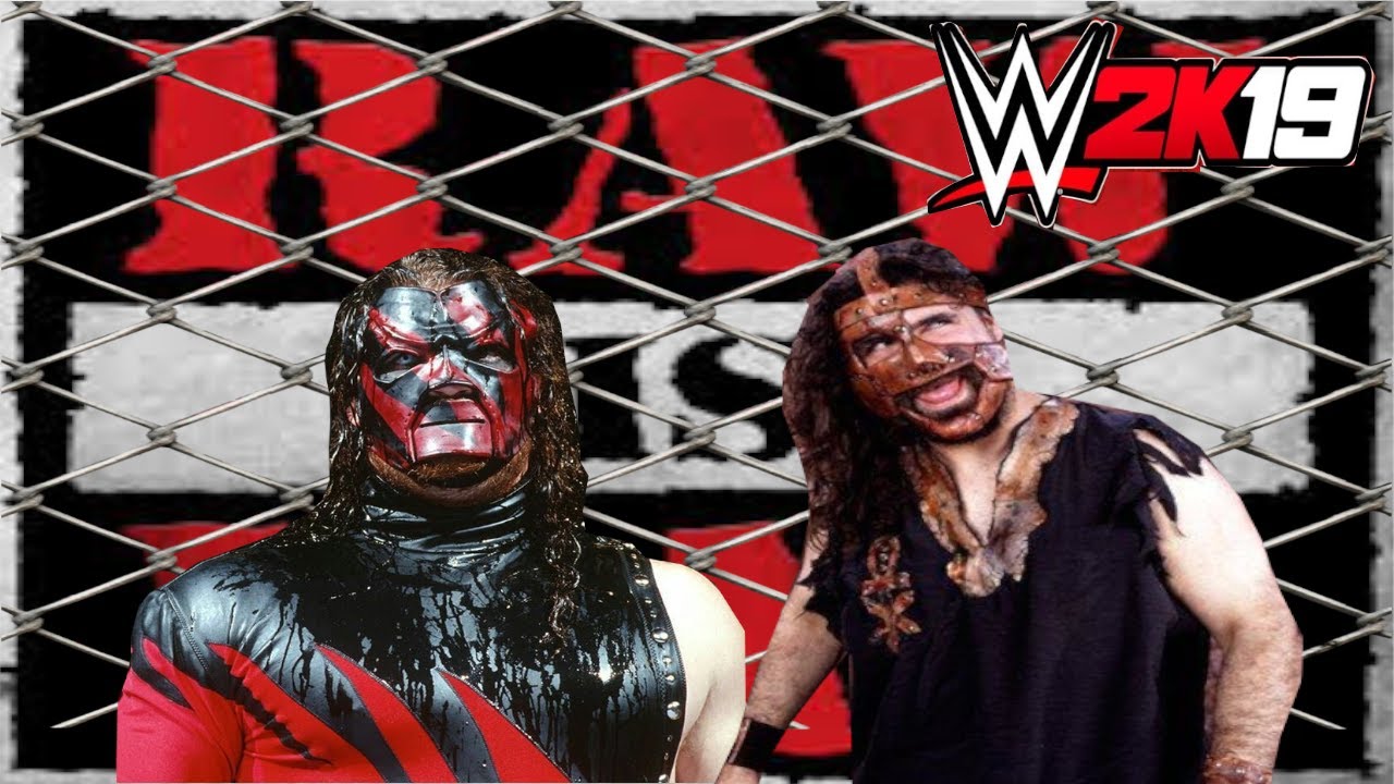 WWE 2K18: Kane vs Mankind - Hell in a Cell Match - YouTube