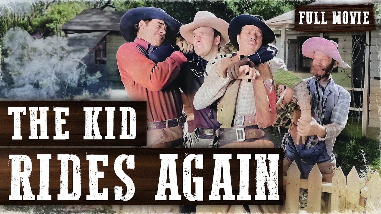 THE KID RIDES AGAIN | Buster Crabbe | Full Western Movie | English ...