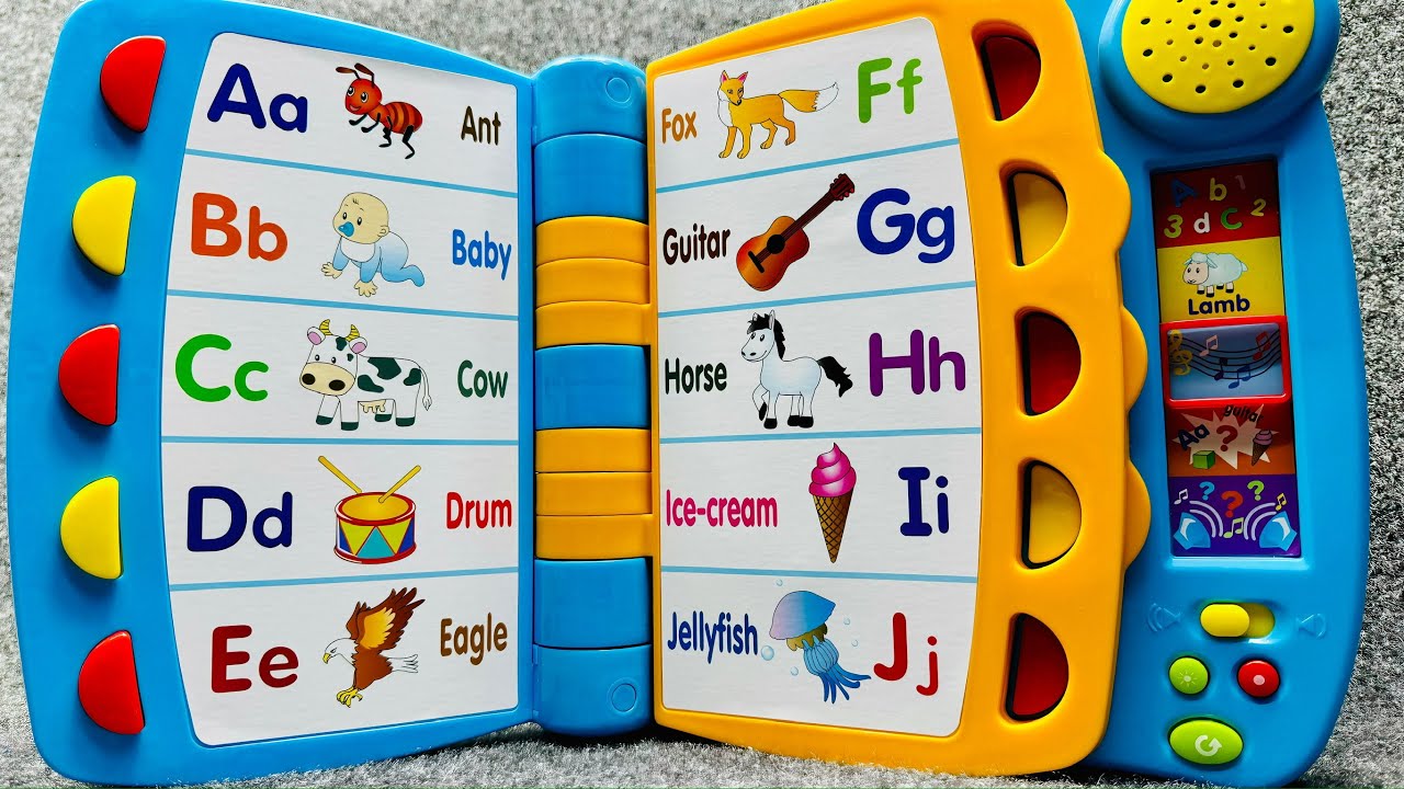 Learn Alphabets Abc, Counting 123 and Shapes Name With Talking Activity ...