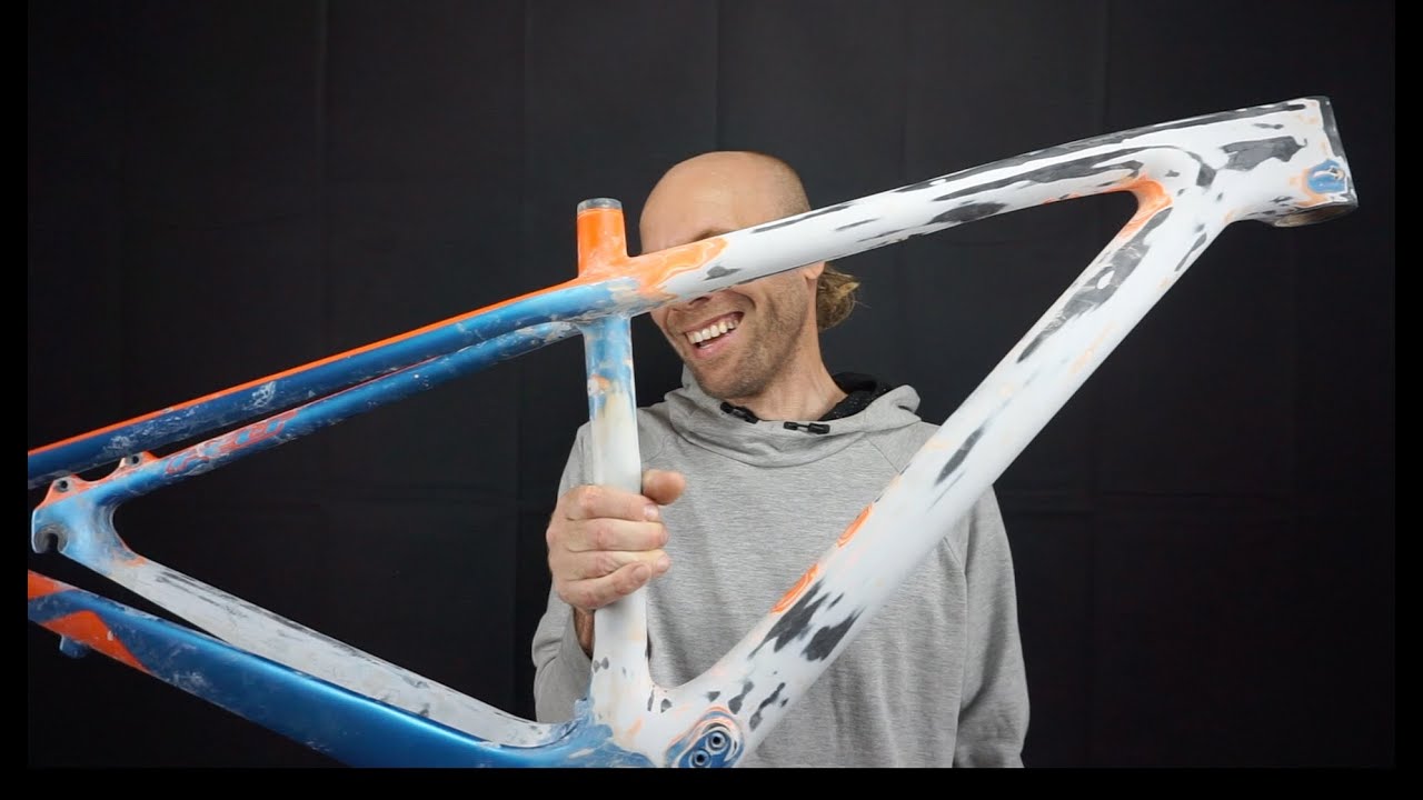 Custom Painted Glossy n Matt mtb Bike - Felt Nine 6 - YouTube