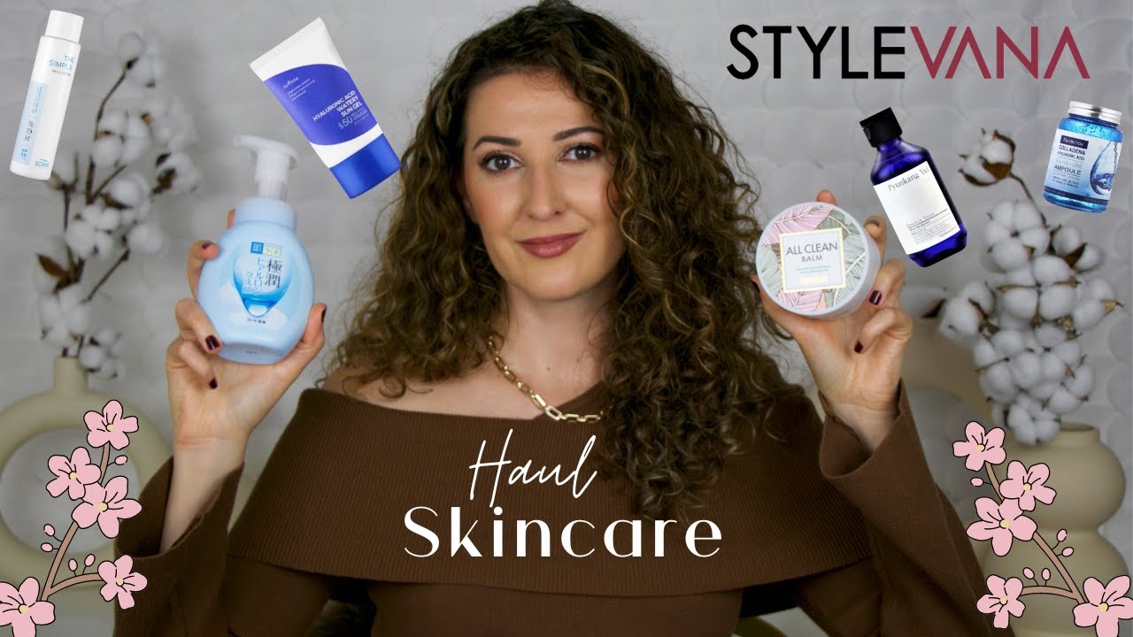 StyleVana Haul Skincare K-Beauty et J-Beauty - YouTube