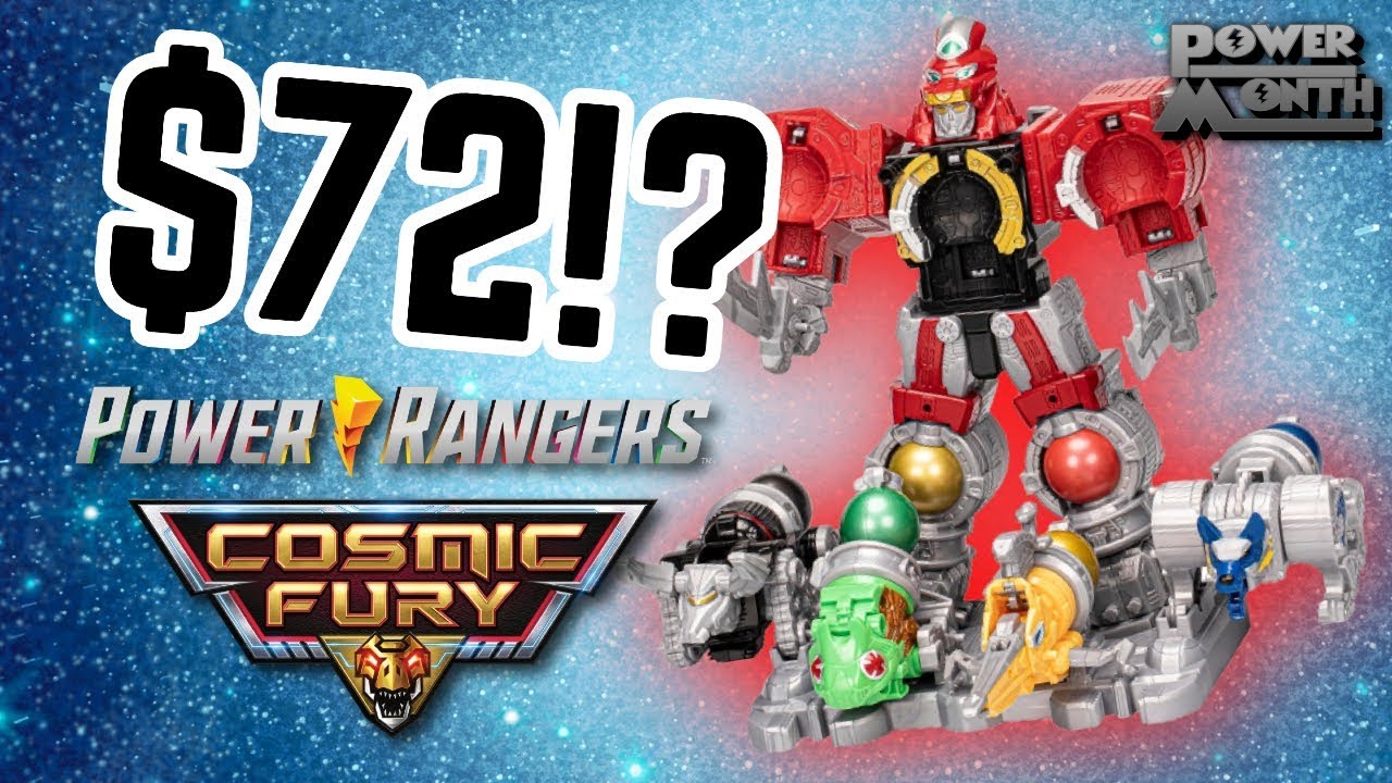 REVIEW: Power Rangers Cosmic Fury Zord Link Megazord! Hasbro's KyurenOh ...