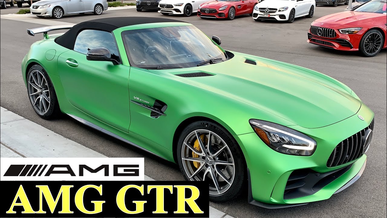 2020 Mercedes AMG GT R Exhaust Sound and Walkaround - YouTube